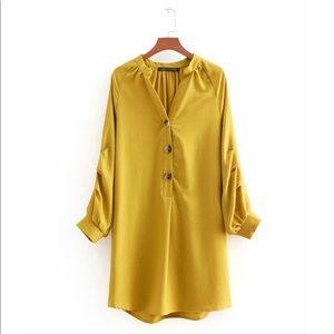 Dresses | Kin Dress In Mustard Yellow | Poshmark